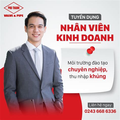 Tuyển dụng nhân viên kinh doanh Công ty Cổ phần công nghệ Phú Thành