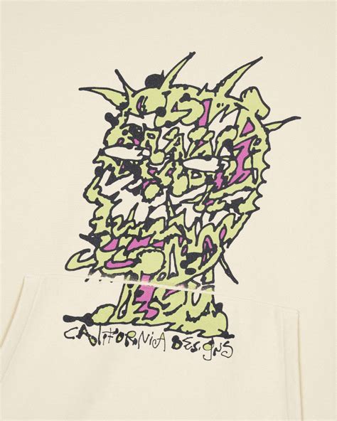 Scrambled Head Hoodie Natural Brain Dead