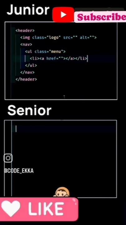 Generate Header Shortcut Using Html Programming Language Shorts