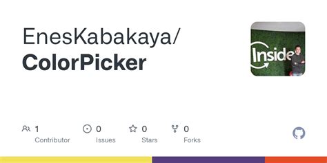 GitHub EnesKabakaya ColorPicker