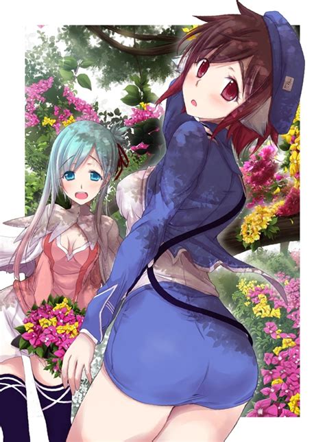Minazuki Suu Hina Plunderer Lyne Mei Plunderer Plunderer Official Art O Ass Beret
