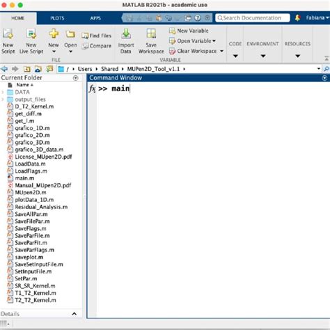 Matlab Current Folder To Run Mupen2dtool Download Scientific Diagram