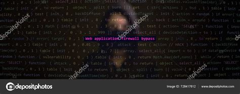 cyber attack web application firewall bypass text foreground screen