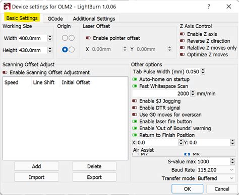 Need Help With Setting Coordinates On Lightburn 5 By Berainlb