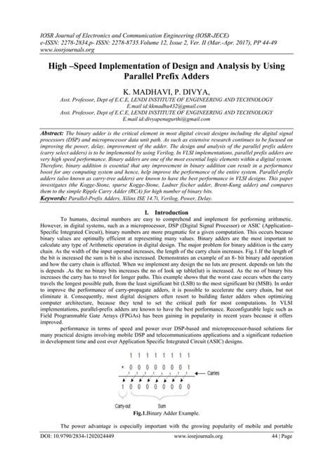 High Speed Implementation Of Design And Analysis By Using Parallel