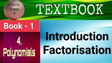 4 Polynomials Introduction Factorisation Youtube