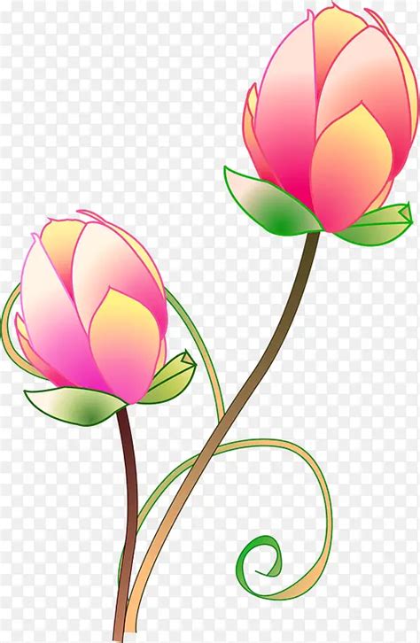 手绘粉色卡通分层花朵漫画png图片素材下载图片编号ybbgnmex 免抠素材网