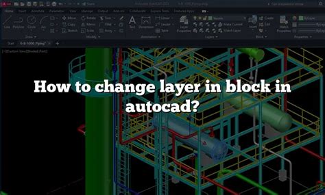 How To Change Layer In Block In Autocad CADdikt