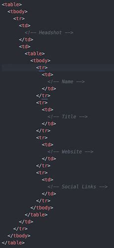 Creating Slick Email Signatures Using Html And Css
