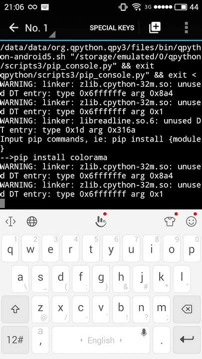 How To Install On Qpython Pipconsol Youtube