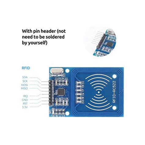 3pcs Mifare Kit Rc522 Rfid Reader Module With S50 White Card And Key