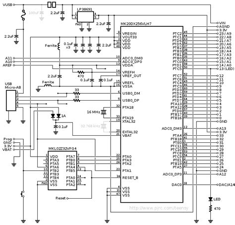 Arduino Pro Mini 328 Schematic
