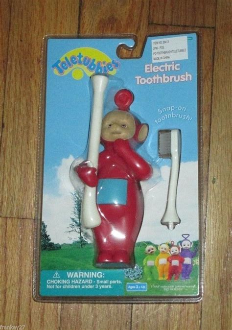 Very Rare Teletubbies Po Pos Electric Toothbrush Nip 1999 Ragdoll Productions 1725373755