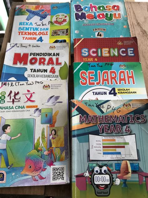 Kssr Text Books Year 4 Hobbies And Toys Books And Magazines Assessment Books On Carousell
