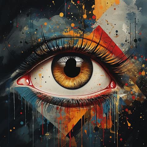 Premium Ai Image Mesmerizing Abstract Illustrations With Geometric Shapes