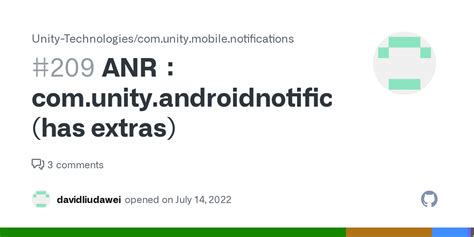 anr：com unity androidnotifications unitynotificationmanager has extras