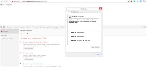 Spring Boot Ssl Configuration Example Java Developer Zone