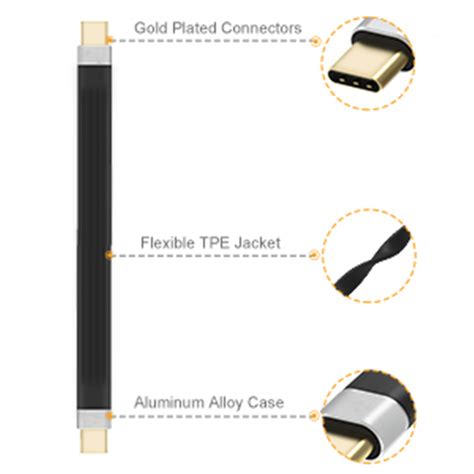 USB 3 1 Type C Full Featured Gen 2 FPC Cable
