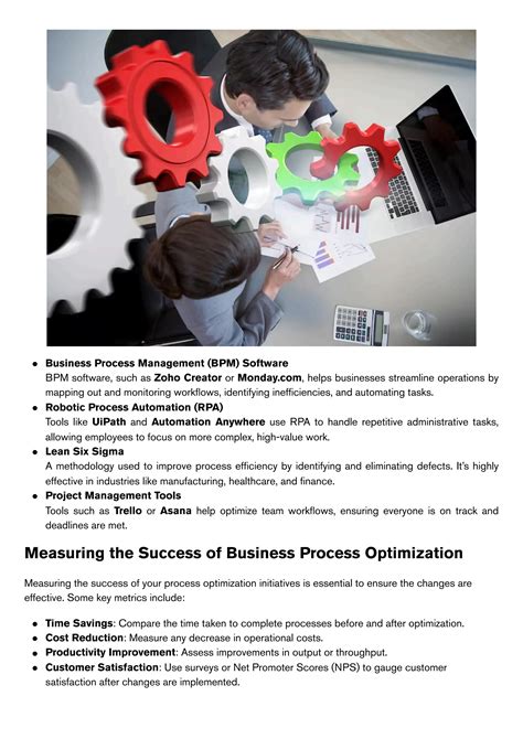 Business Process Optimization A Step By Step Guide For Success Pdf