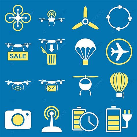 Hình ảnh Bộ Biểu Tượng Công Cụ Copter Xoay Biểu Tượng ảnh Vectơ PNG Quay Hình Chụp Biểu