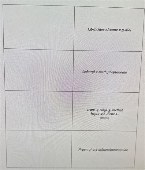 Solved Draw The Line Structure For The Following Compunds