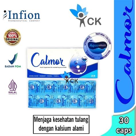Jual Calmor Chew Tab Box Isi 30 Suplemen Kalsium Shopee Indonesia