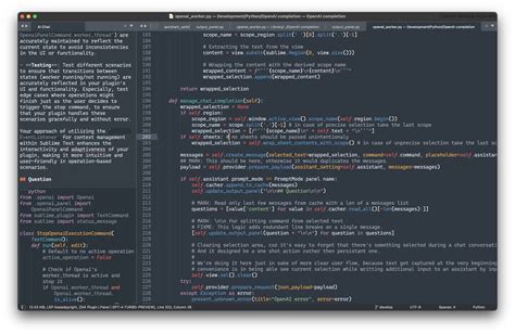 OpenAI Completion Packages Package Control