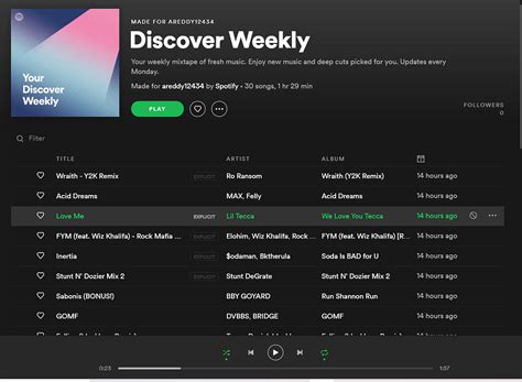 generating a spotify discover playlist for two people using data