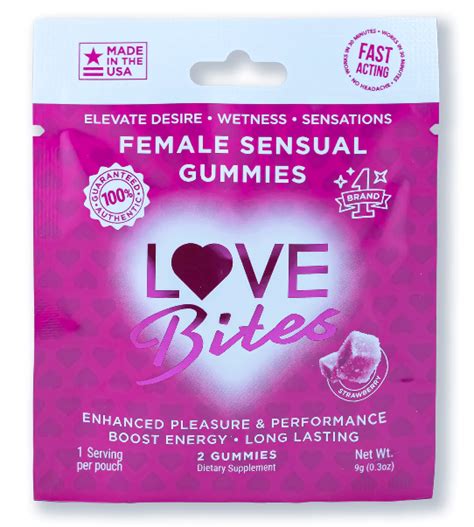 Love Bites Female Sensual Gummies Lockout Supplements