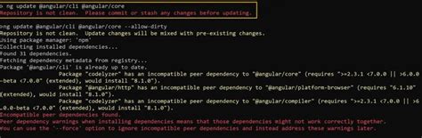 Resolved Repository Is Not Clean Please Commit Or Stash TheCodeBuzz