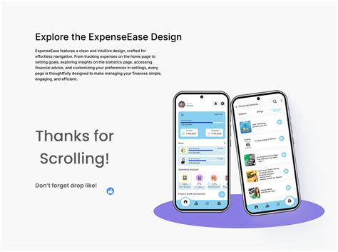 Expenseease Expense Tracker Mobile App Behance