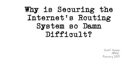 Rpki For Routing Security Ppt