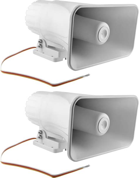 Amazon.com: 30W Alarm Siren Super Loud 130dB Electronic Horn Indoor ...