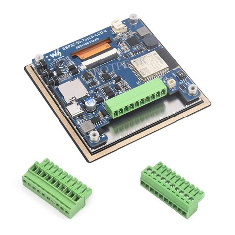 esp32 s3开发板4寸lcd触摸显示屏480x480 tvbox hmi lvgl带can rs485 i2c 传感器接口