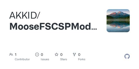 GitHub AKKID MooseFSCSPModel