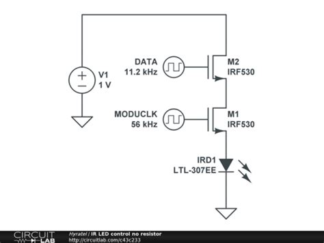 Ir Led Control No Resistor Circuitlab
