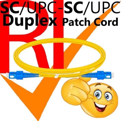 Promo Sc Upc Sc Upc Dx M Patch Cord Optical Fiber Optik Patchcord Meter Diskon Di Seller