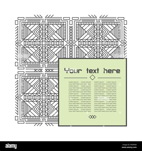 Geometric Linear Pattern Stock Vector Image Art Alamy
