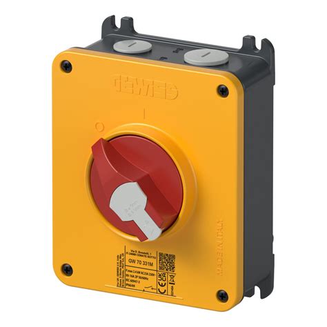 Rotary Isolator Switch Hp Surface Mounting Emergency Aluminium