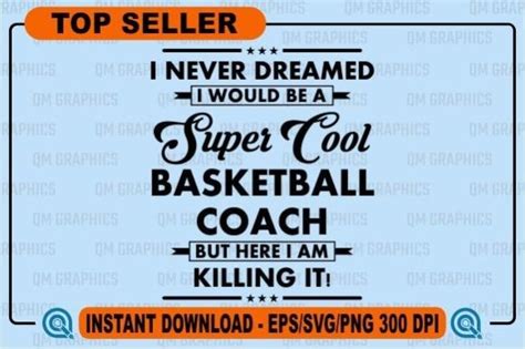 Basketball Coach Occupation Design Graphic By Qm Graphics · Creative Fabrica