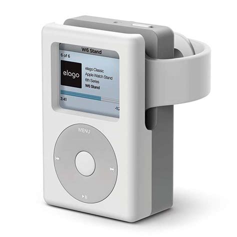 Elago W6 Apple Watch Stand Inspired By Ipod Classic Gadgetsin