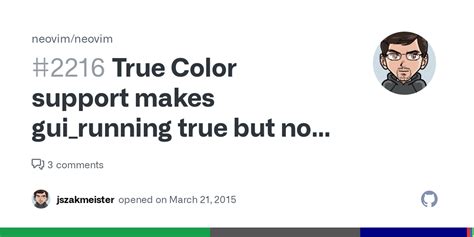 True Color Support Makes Guirunning True But Not During Startup