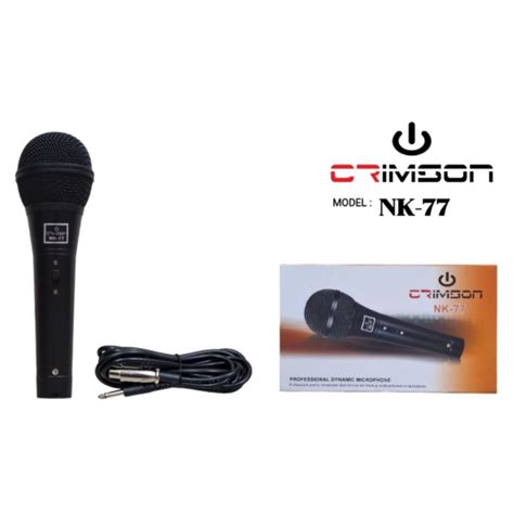 Jual Mic Kabel Microphone Crimson Nk 77 Model Yamah Shopee Indonesia