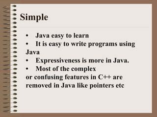 Java Buzzwords Ppt Programming Languages Computing