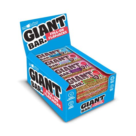 Essential Trading Cooperative Ma Baker Mixed Case Giant Berry Bars 4x5x90g