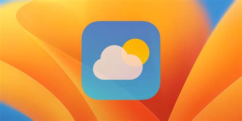 how to use the weather app in macos ventura