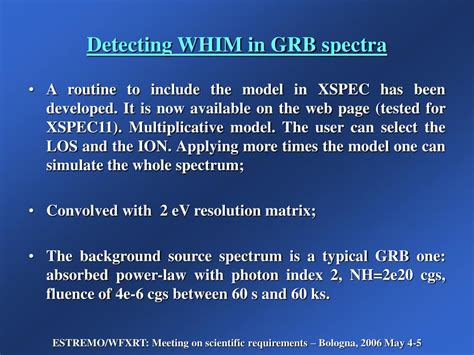 Ppt Detecting Whim In Grb Spectra Powerpoint Presentation Free Download Id4587029