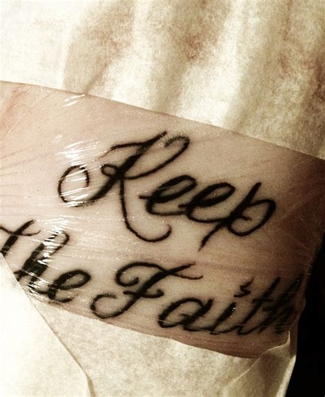 Keep The Faith Love My New Tattoo Was So Sore But Worth It