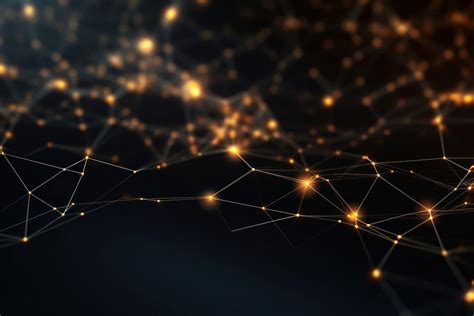 Network Data Flowing Dark Background Free Photo Illustration Rawpixel