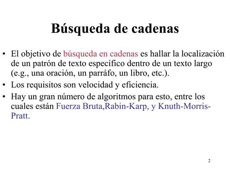 PPT Cadenas De Caracteres Y Emparejamiento De Patrones PowerPoint Presentation ID 5596012